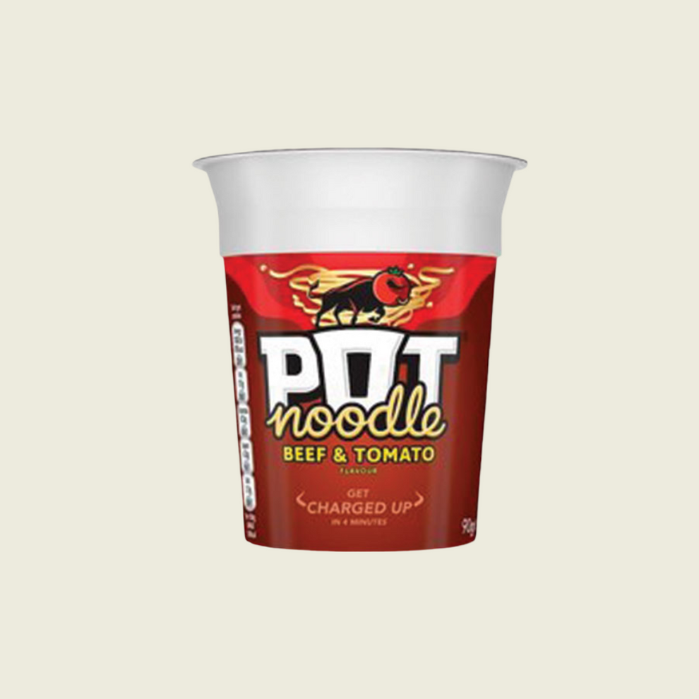 Pot Noodle Beef and Tomato 90g – UK Foods